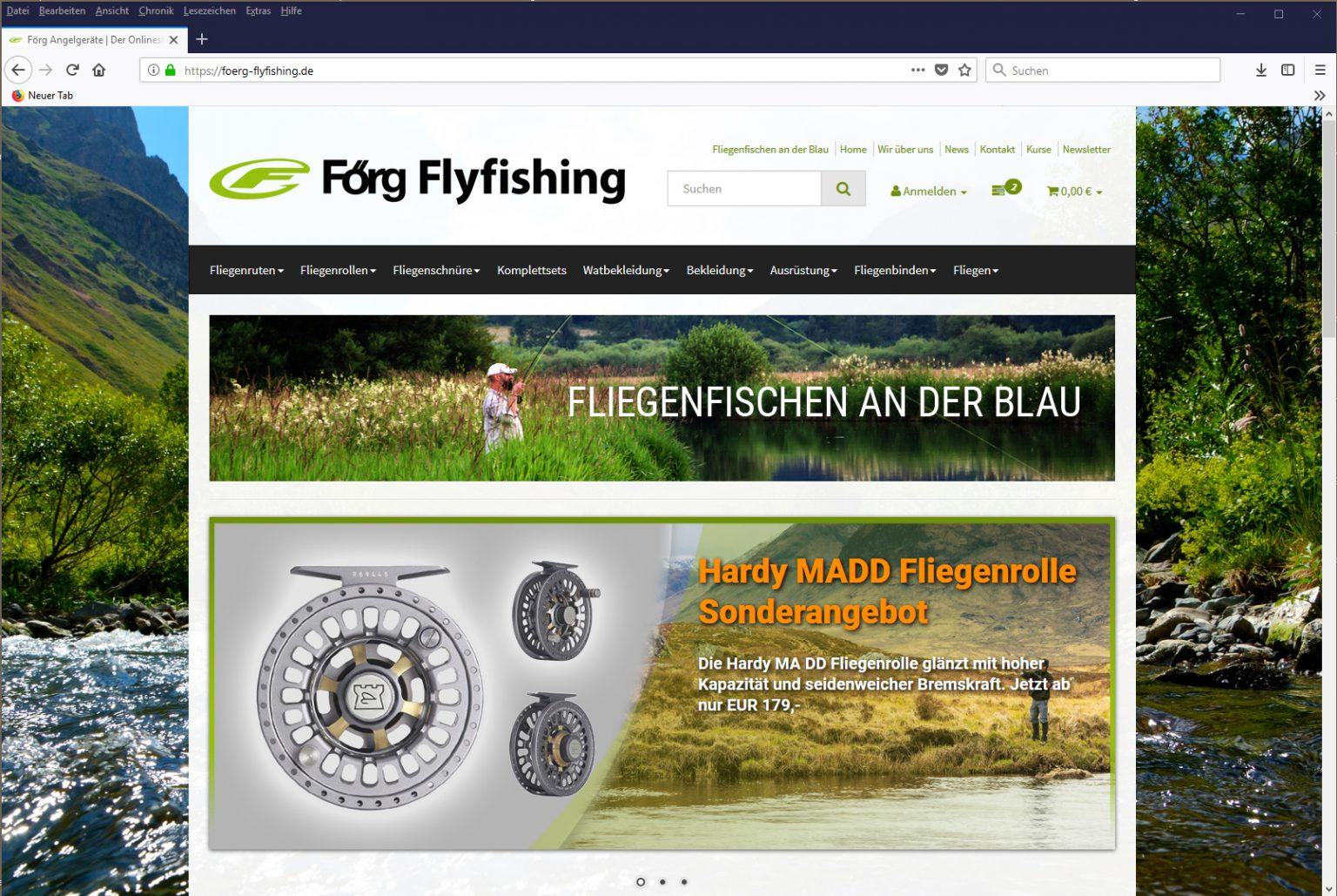 Neuer Webshop – Förg – Dein Angelausstatter in Ulm